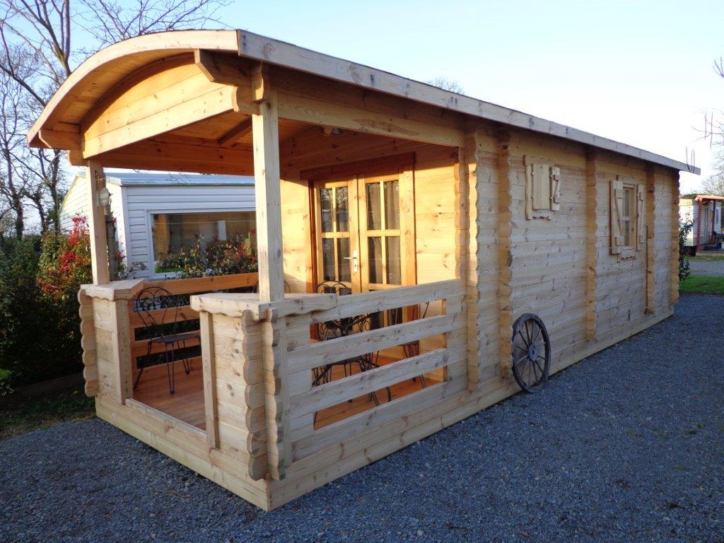 L'Européenne de Chalets - Roulotte - 20m2 - habitable, atypique