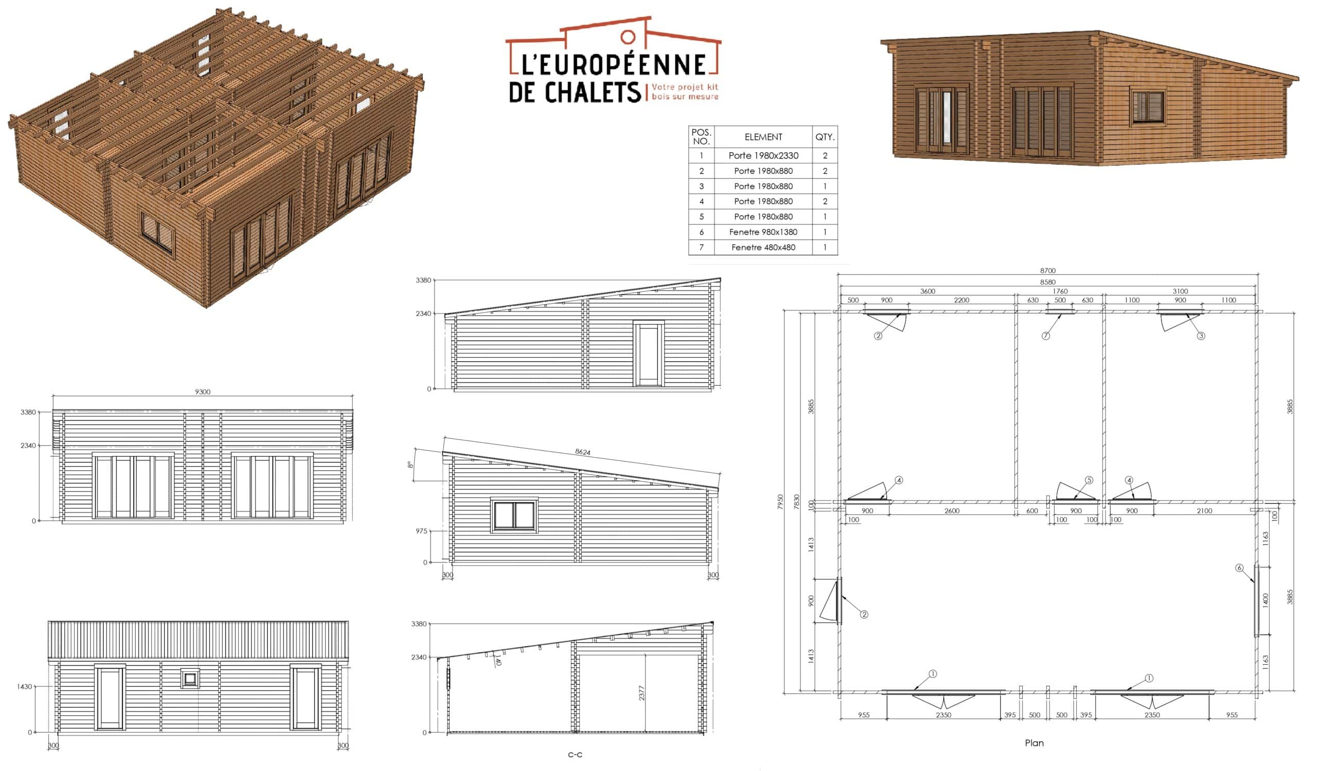 Loft - L'Européenne de chalets